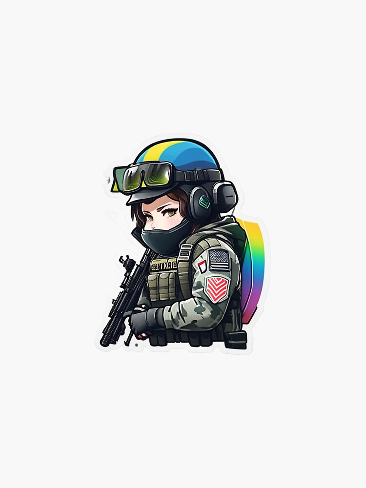 "Rainbow six siege stickers 1" Sticker for Sale by yazankh6 | Redbubble