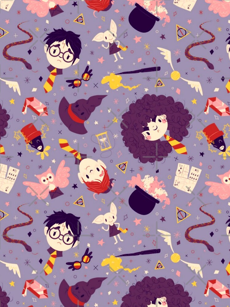 "Cool Wizard Pattern Harry Potter Vintage, Harry Potter patterns Harry ...