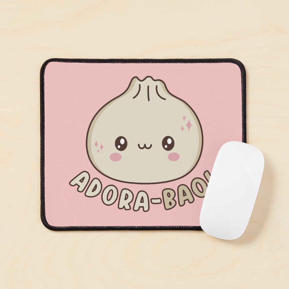 "Adora-Bao Cute Kawaii Bao Dumpling Pun " Sticker for Sale by ...