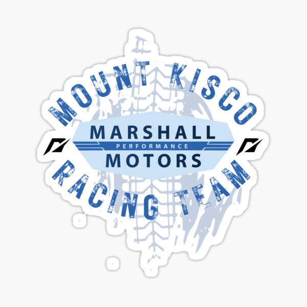 "Mount Kisco Marshall Motors NFS Inspired" Sticker for Sale by piper287 ...