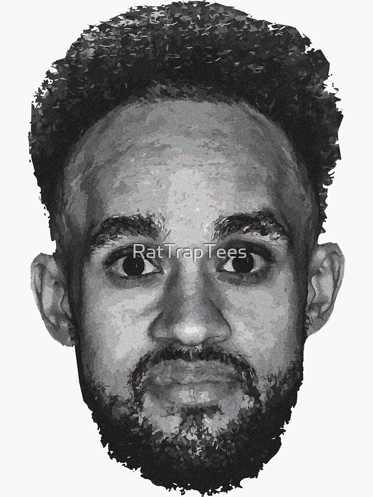 "Derrick White Funny Vintage Face" Sticker for Sale by RatTrapTees ...