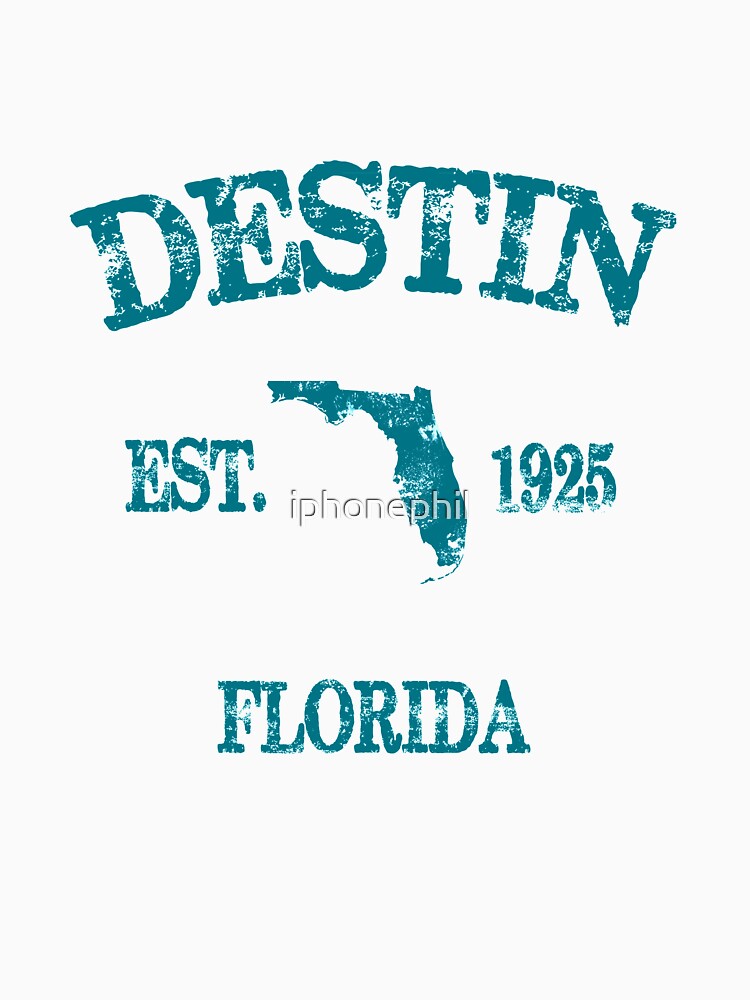 "Destin Florida" T-shirt for Sale by iphonephil | Redbubble | florida t ...