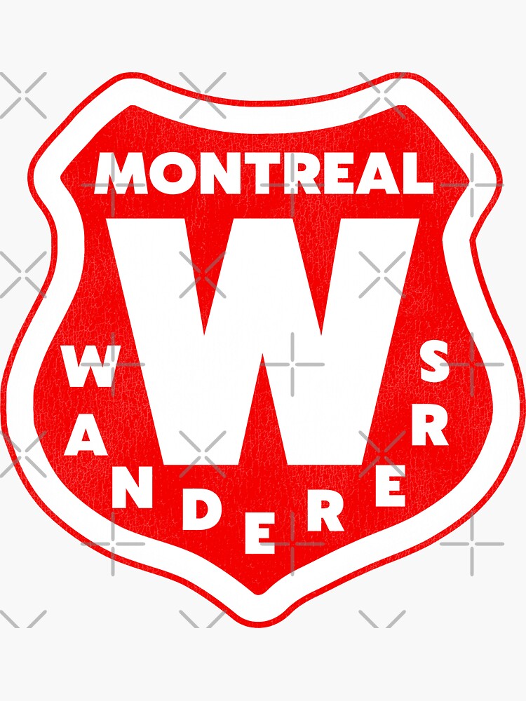 "Montreal Wanderers Retro Defunct Hockey Team" Sticker for Sale by ...
