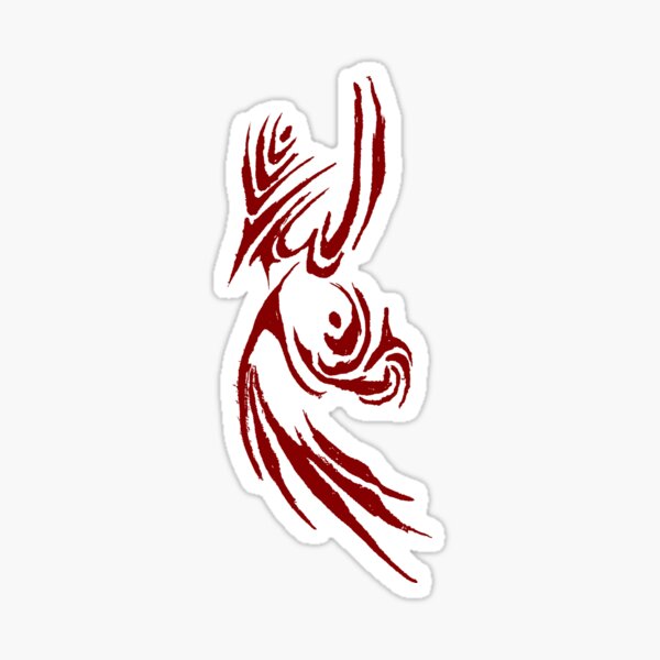 "Red cyber sigil drawn " Sticker for Sale by TheKorozOutlet | Redbubble