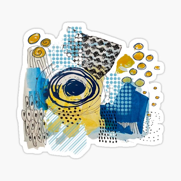"Collage Pattern - Collage Paper" Sticker for Sale by SaSzArt | Redbubble