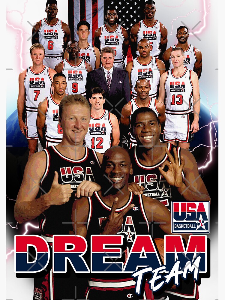 "Dream team" Sticker for Sale by Lunasaurus16 | Redbubble