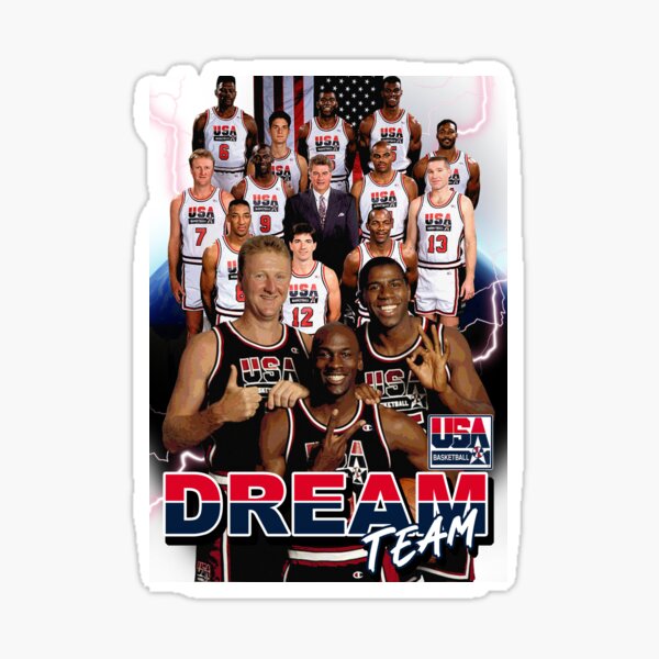 "Dream team" Sticker for Sale by Lunasaurus16 | Redbubble