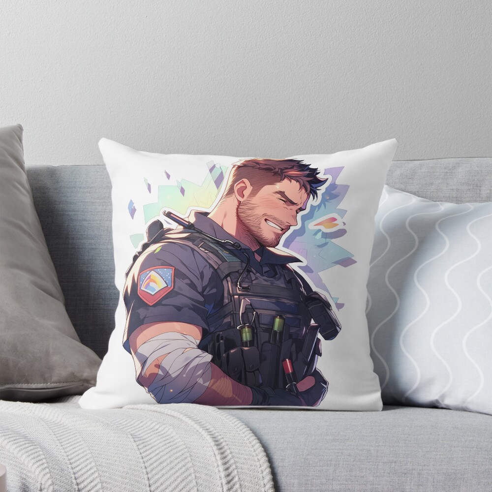 "Chris Redfield" Sticker for Sale by BaraPrintHQ | Redbubble