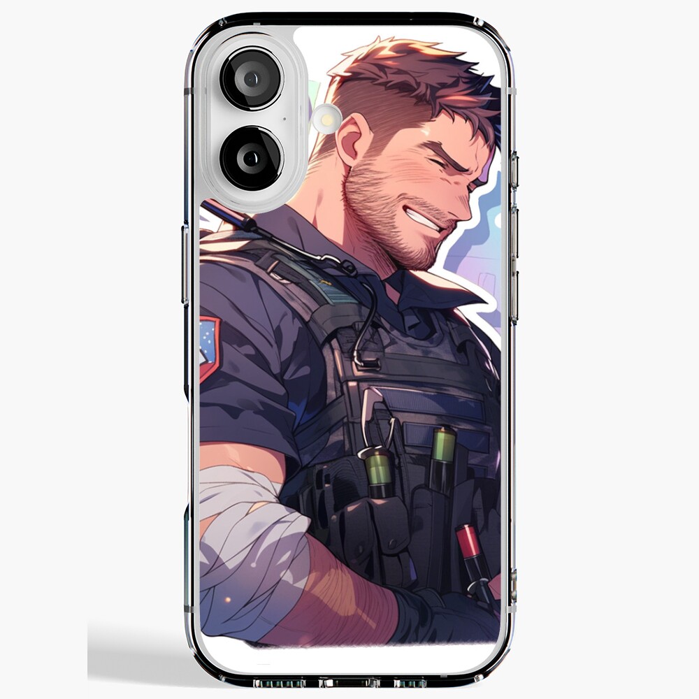 "Chris Redfield" Sticker for Sale by BaraPrintHQ | Redbubble