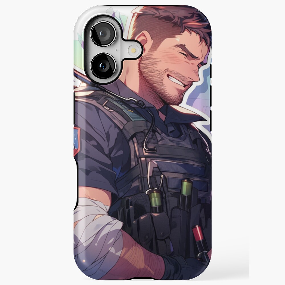 "Chris Redfield" Sticker for Sale by BaraPrintHQ | Redbubble