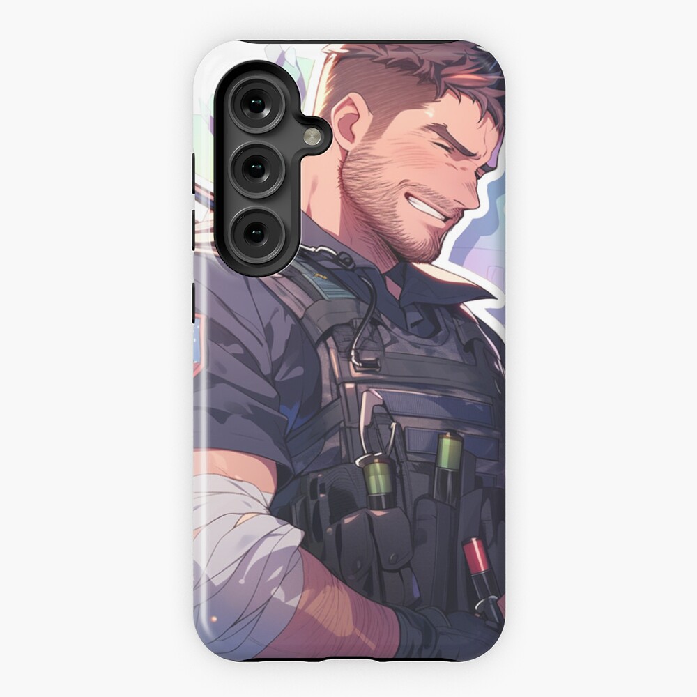 "Chris Redfield" Sticker for Sale by BaraPrintHQ | Redbubble