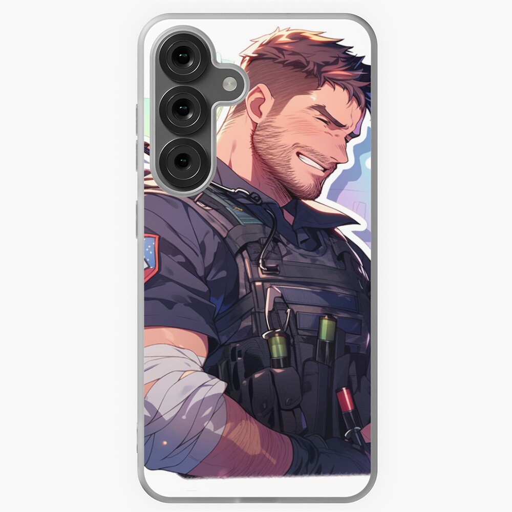 "Chris Redfield" Sticker for Sale by BaraPrintHQ | Redbubble
