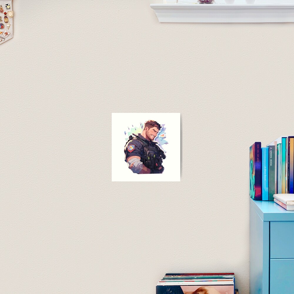 "Chris Redfield" Sticker for Sale by BaraPrintHQ | Redbubble