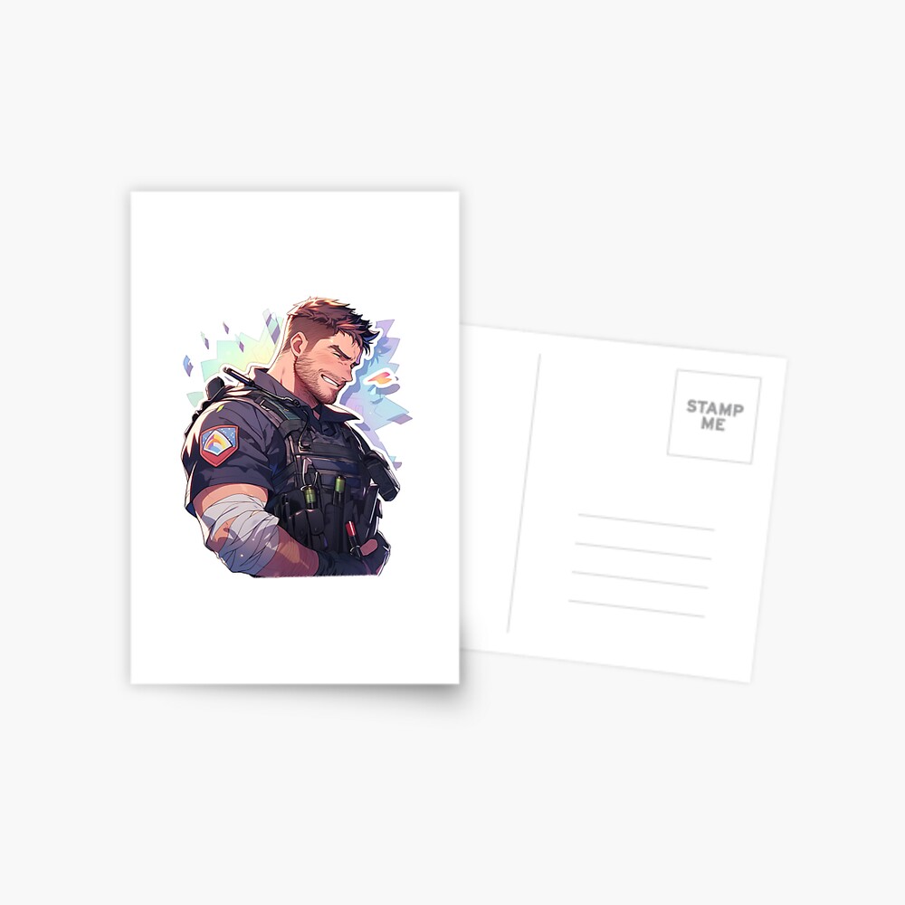 "Chris Redfield" Sticker for Sale by BaraPrintHQ | Redbubble