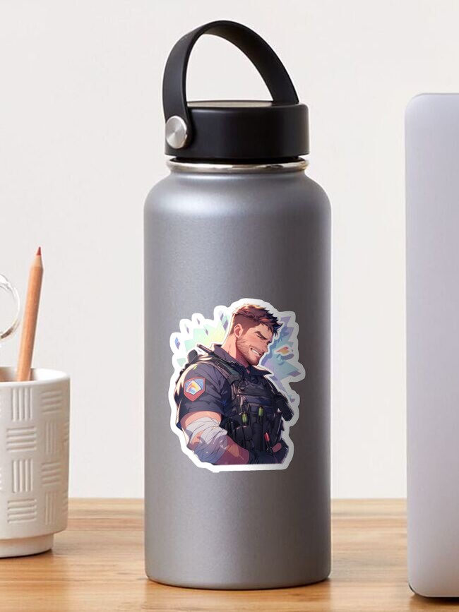 "Chris Redfield" Sticker for Sale by BaraPrintHQ | Redbubble
