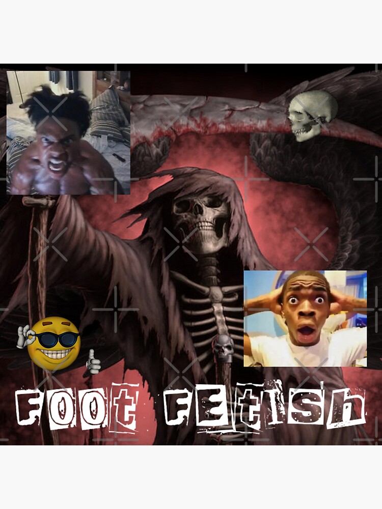 "Foot Fetish Funny Meme" Sticker for Sale by AnnieBabie | Redbubble