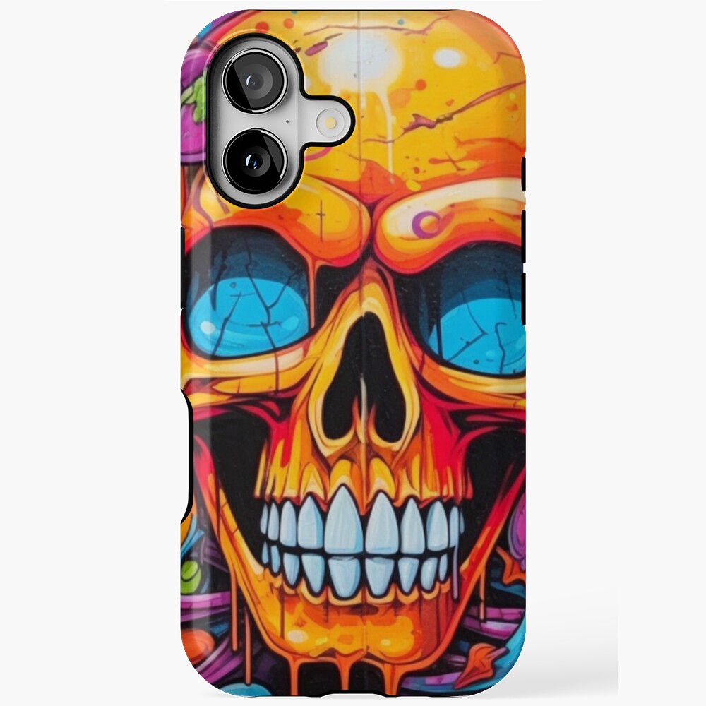 "Graffiti Skull Art" Sticker for Sale by BubbleSpy | Redbubble