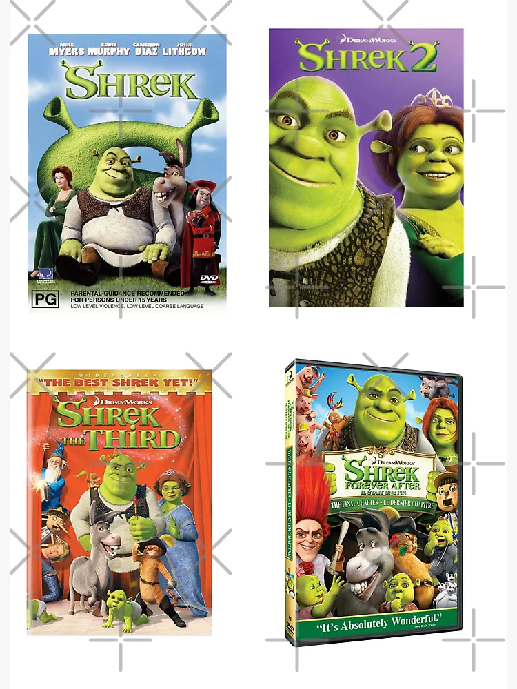 Portada Del Dvd De Shrek 2 Colección Dreamworks. Shrek
