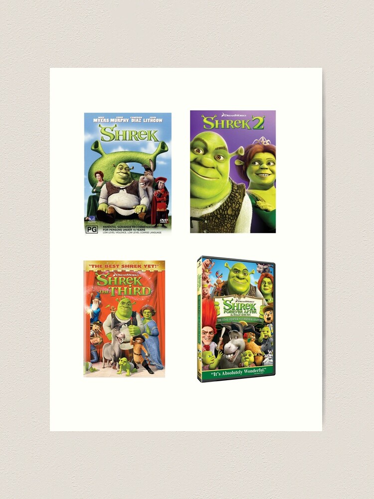 Portada Del Dvd De Shrek 2 Colección Dreamworks. Shrek