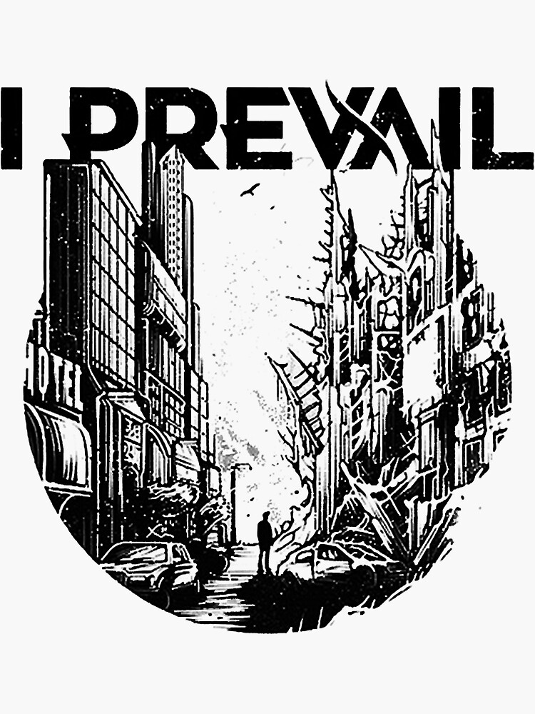 "I PREVAIL - Best Design Digital art Premium" Sticker for Sale by ...