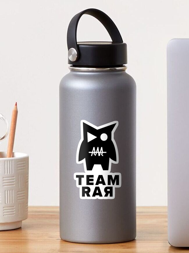 "Team Rar Merch Team Rar V0 Crew" Sticker for Sale by BrianGunter564 ...
