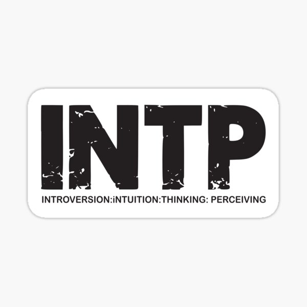 "INTP, MBTI Personal Typology" Sticker for Sale by koonam | Redbubble