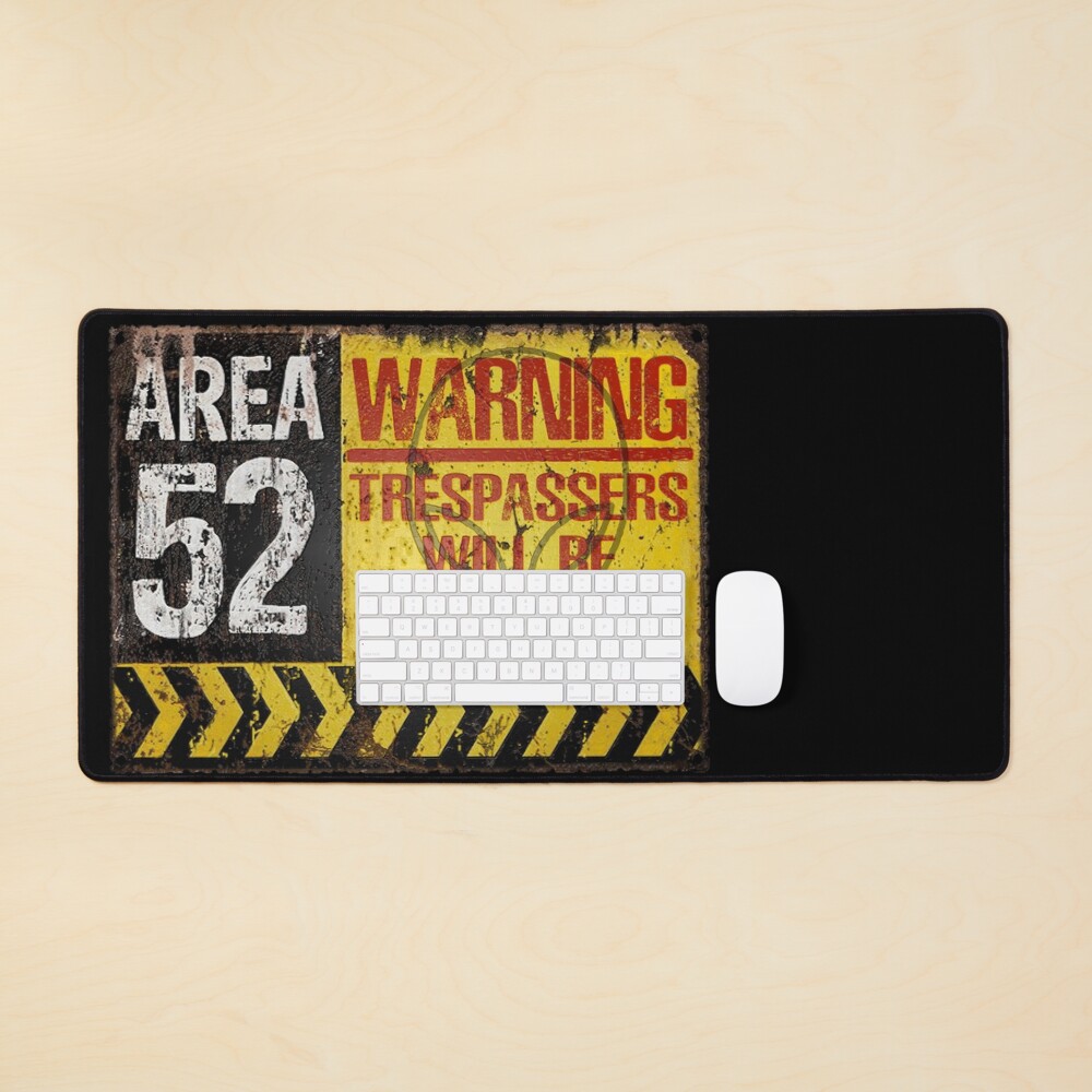 "AREA 52 Warning Sign" Poster for Sale by PapaSquatch | Redbubble