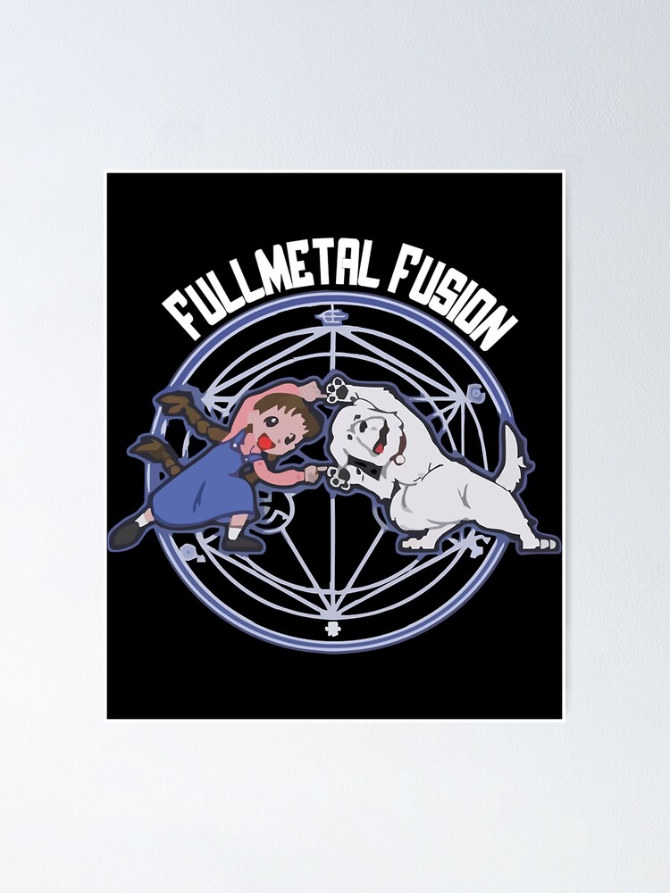 "Fullmetal Alchemist Fusion Nina Dog Dance Memes" Poster for Sale by ...