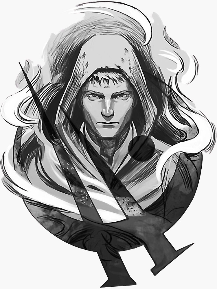 "Kelsier Mistborn" Sticker for Sale by phebebuettner | Redbubble