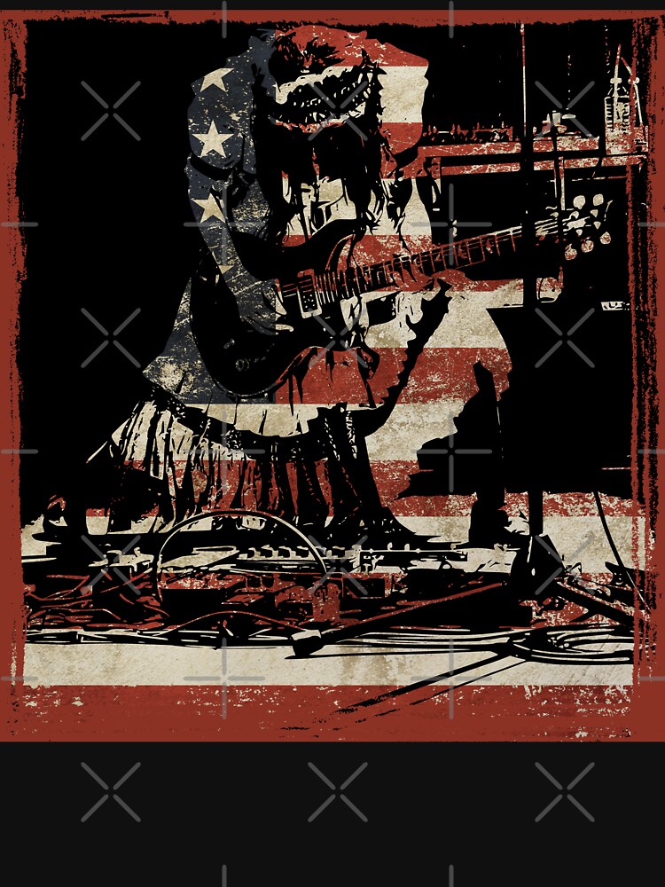 "Mincho Rocks America - with border" Essential T-Shirt for Sale by ...