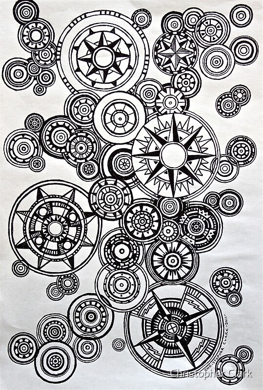 "Circle Composition" by Christopher Clark | Redbubble