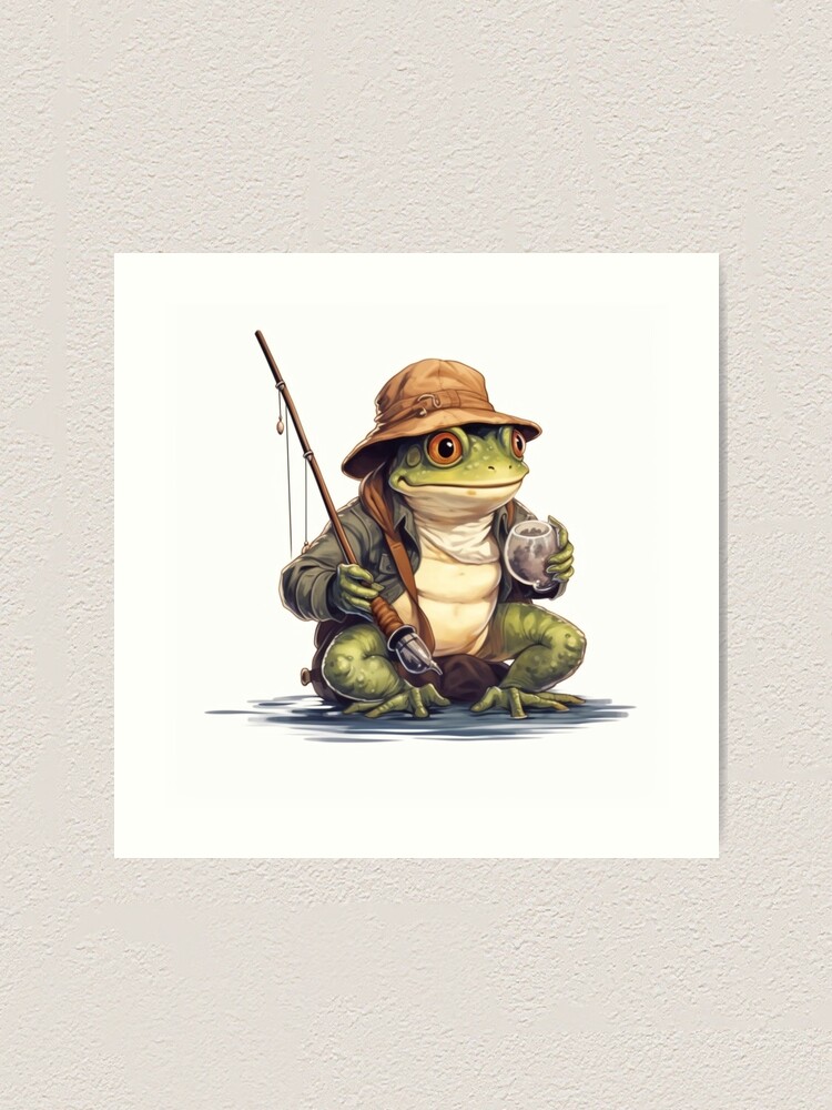 "Beautiful Japanese Frog Poster, Matsumoto Hoji Frog Poster, Matsumoto ...