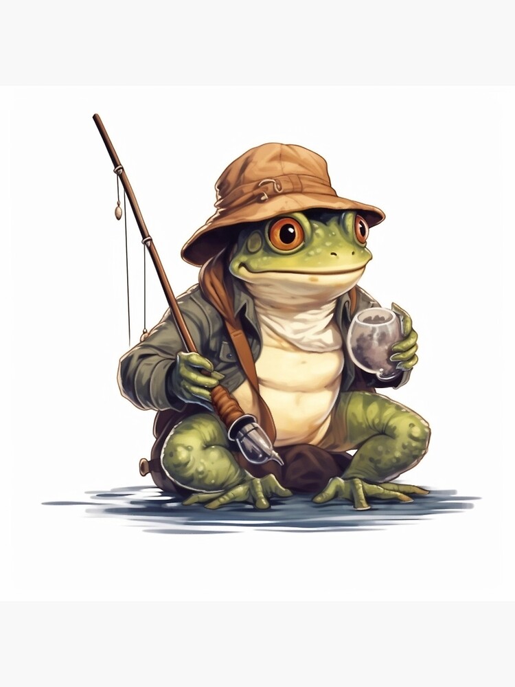 "Beautiful Japanese Frog Poster, Matsumoto Hoji Frog Poster, Matsumoto ...