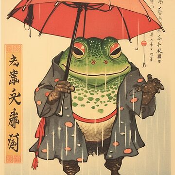 "Matsumoto Hoji Frog Poster, Matsumoto Hoji Poster, Matsumoto Frog ...