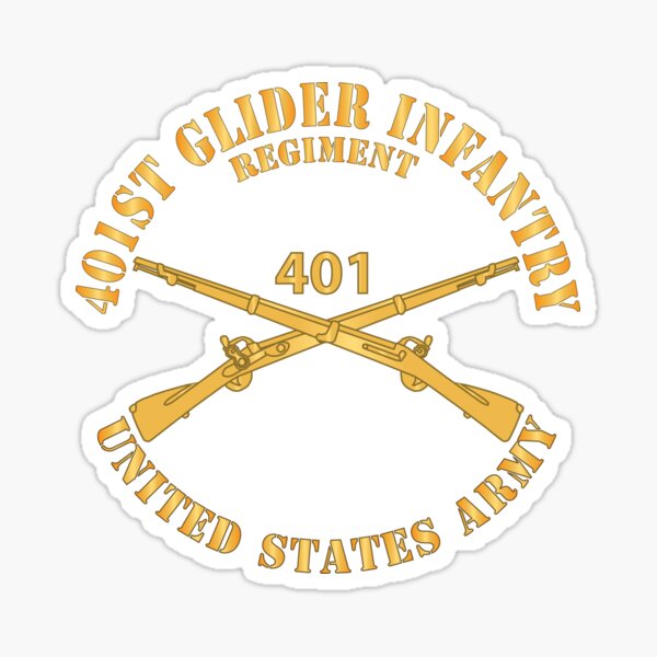 "Army - 401st Glider Infantry Regiment - US Army w Branch X 300 ...
