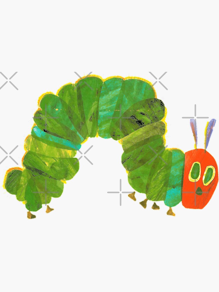 "The Very Hungry Caterpillar Chibi For Kids" Sticker for Sale by ...