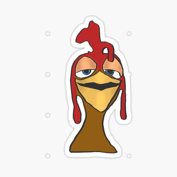 "Chicken joe" Sticker for Sale by BerniceWalker | Redbubble