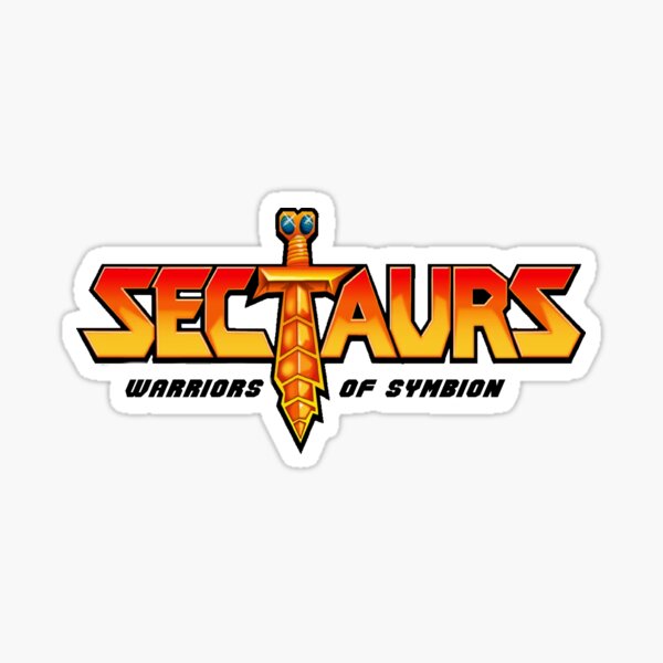 "CARTOON BLAST- THE SECTAURS " Sticker for Sale by BRICKCITYSTUDIO ...
