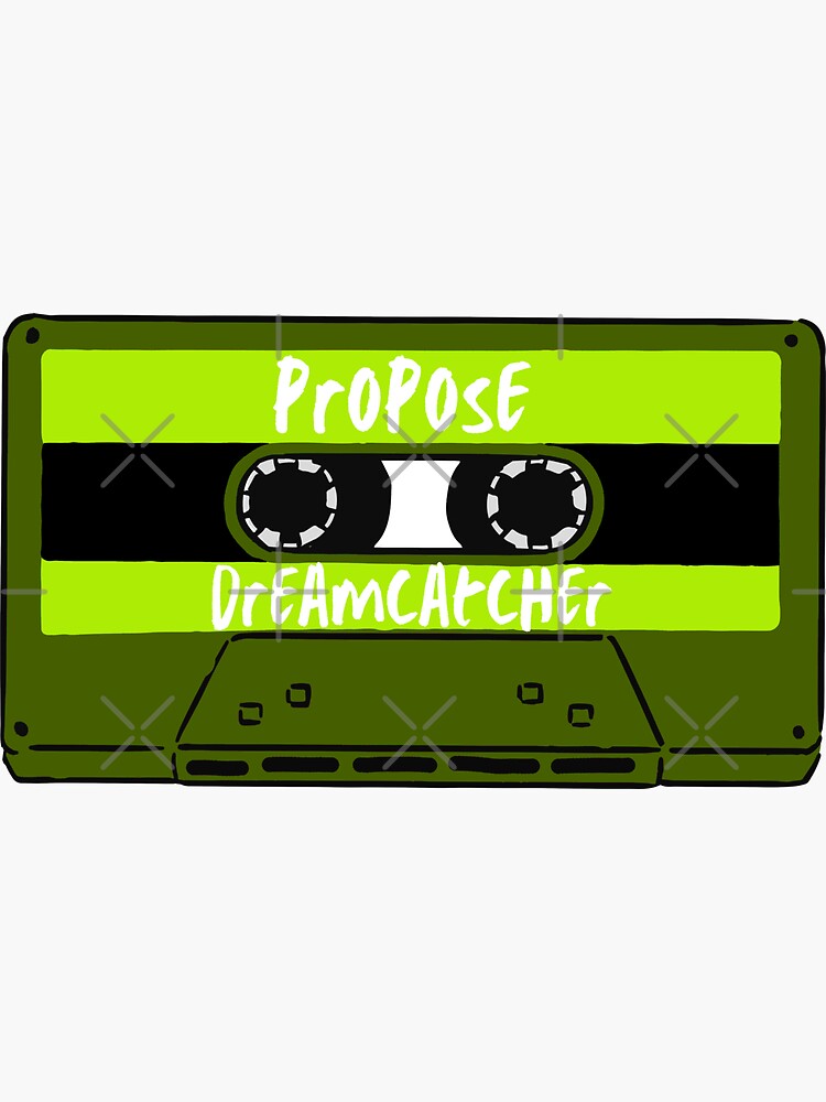 "Dreamcatcher Propose Cassette" Sticker for Sale by puki-ycdi | Redbubble