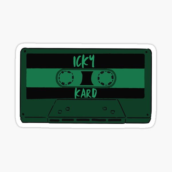 "Kard Icky Cassette" Sticker for Sale by puki-ycdi | Redbubble