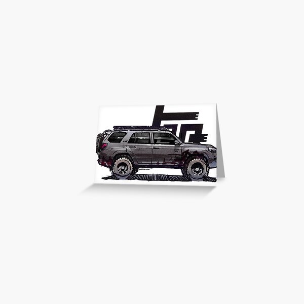 "5th Gen 4Runner TRD - Black" Greeting Card for Sale by robert1117 ...