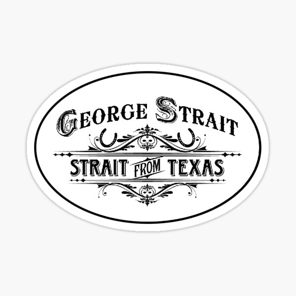 George Strait Stickers | Redbubble