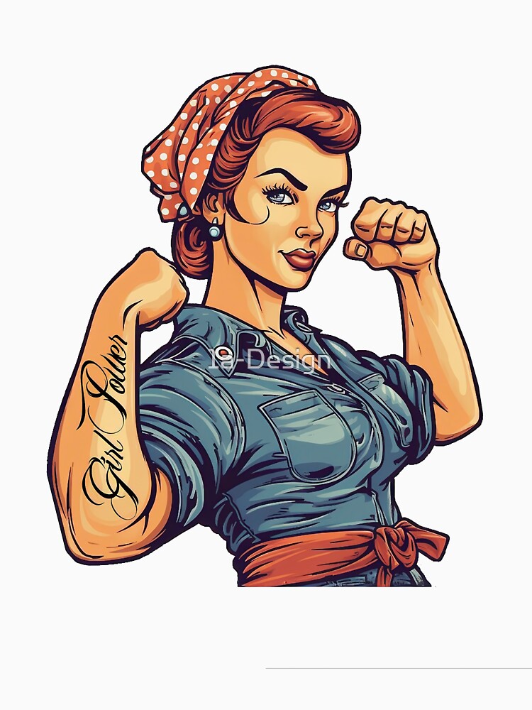 "We can do it Rosie the Riveter Power Woman Symbol Girlpower" T-shirt ...