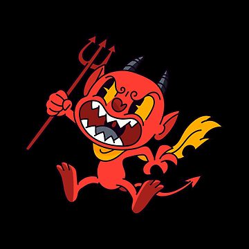 "Infernal Charmer - 50s Devil Cartoon" Sticker for Sale by slachtrijp ...