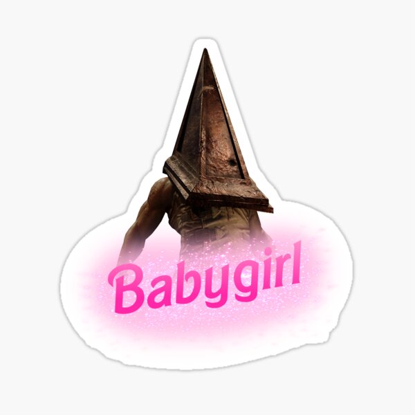 "Pyramid Head Babygirl" Sticker for Sale by whizz0 | Redbubble