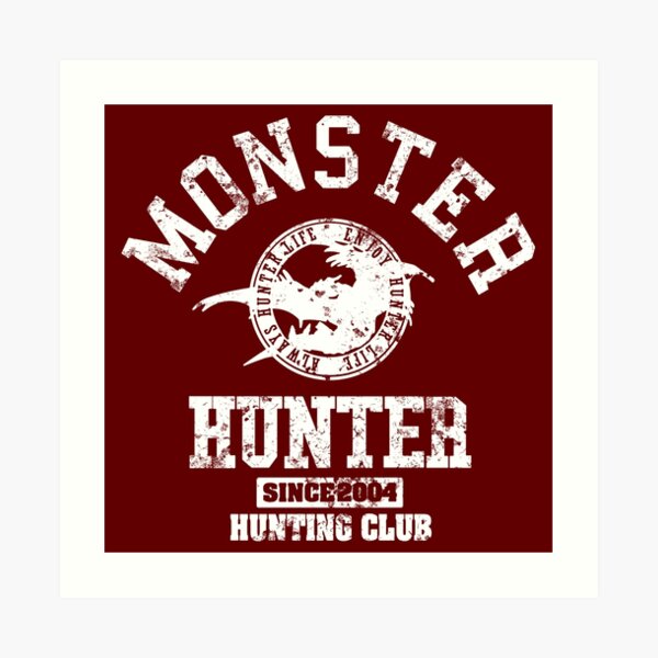 "Monster Hunter Hunting Club !" Art Print for Sale by riki075 | Redbubble