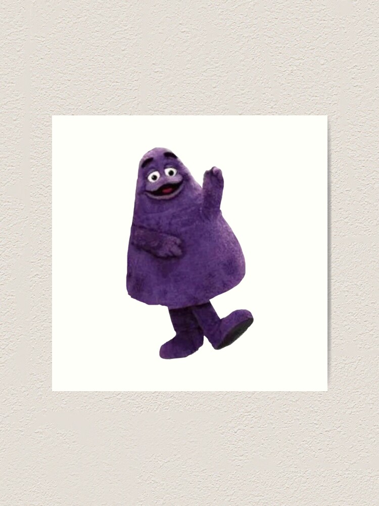 "Grimace McDonalds" Art Print for Sale by megans2000 | Redbubble