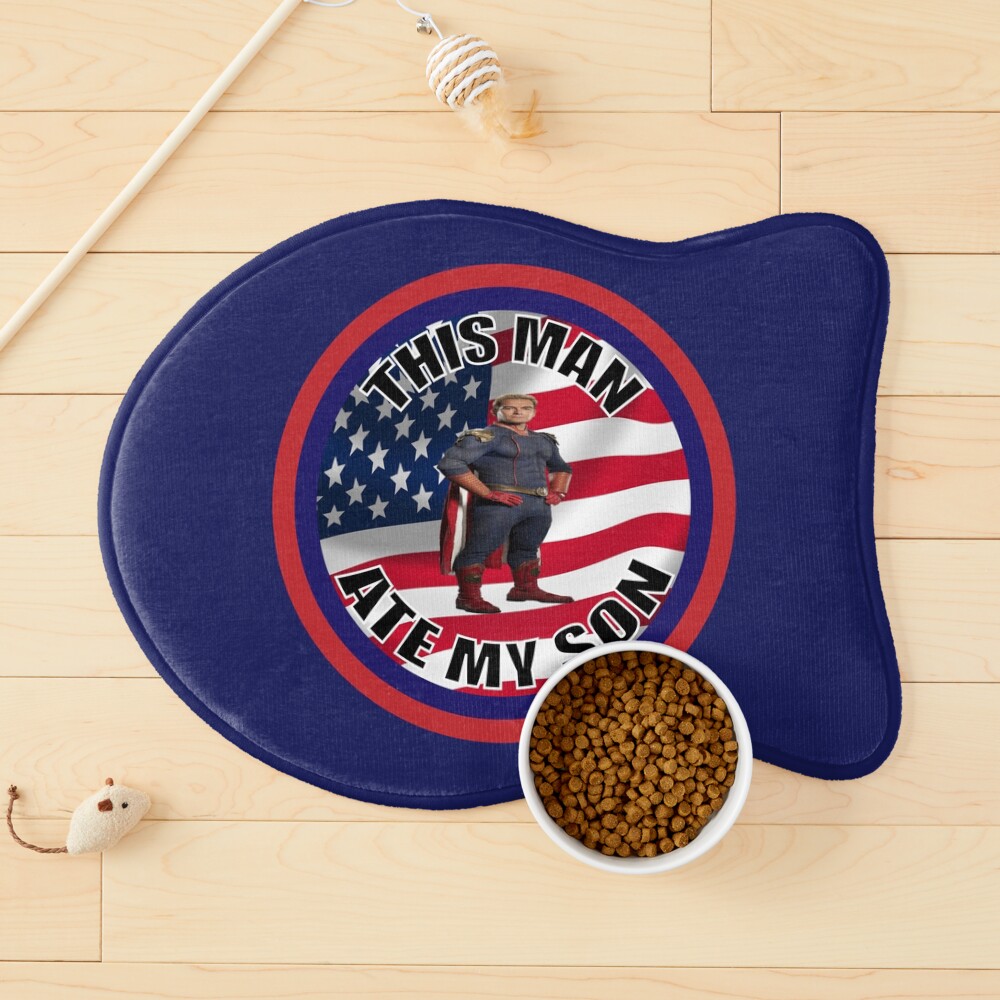 "THIS MAN ATE MY SON - Homelander" Sticker for Sale by EowynTried ...