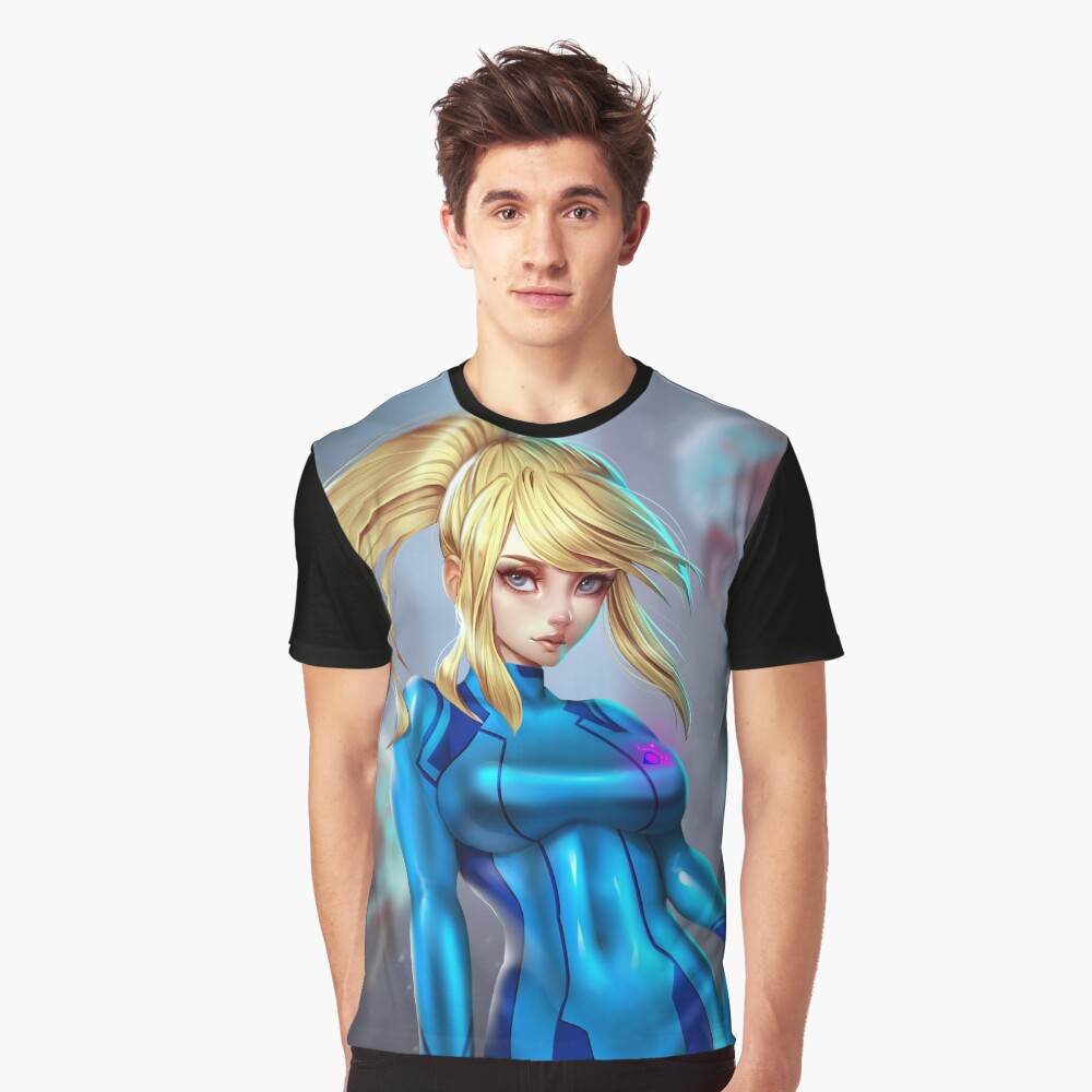 "Samus Aran | Fanart" T-shirt for Sale by DidiEsmeralda | Redbubble ...