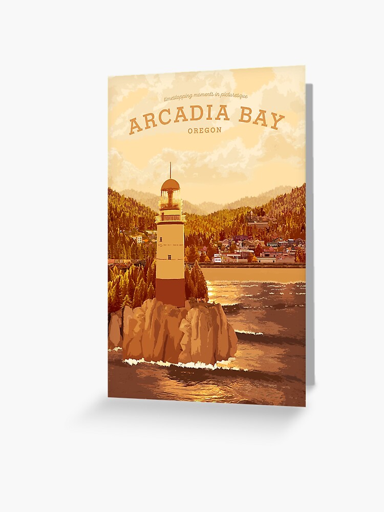 "Life is Strange - Arcadia Bay Travel Poster (Sunset)" Greeting Card ...